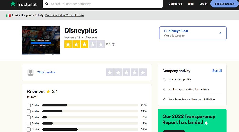 Vuoi raggiungere l'assistenza Disney Plus?