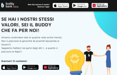 Avete bisogno di assistenza Buddybank? Tutti i contatti qui