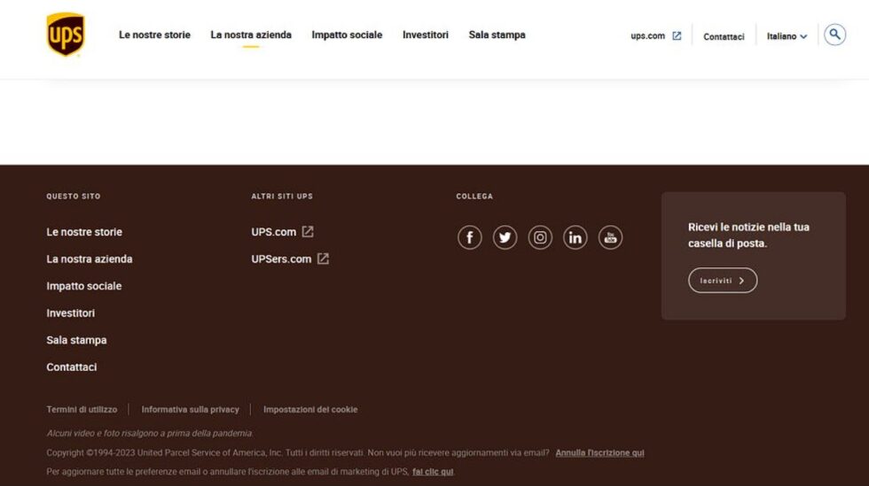 Come trovare UPS numero verde e altri contatti