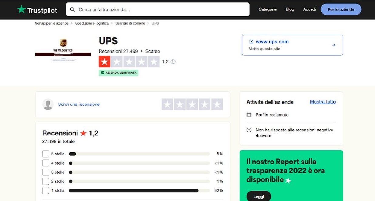 Come trovare UPS numero verde e altri contatti